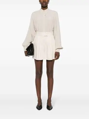 STYLAND Pleated High-waist Tailored Shorts