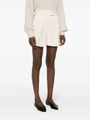 STYLAND Pleated High-waist Tailored Shorts