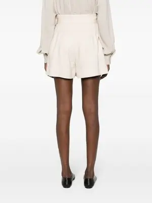 STYLAND Pleated High-waist Tailored Shorts