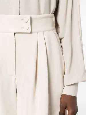 STYLAND Pleated High-waist Tailored Shorts