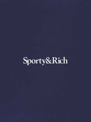 SPORTY & RICH Serif-logo Training T-shirt