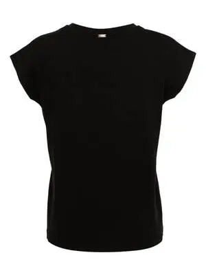 Herno Logo-embellished T-shirt - Black