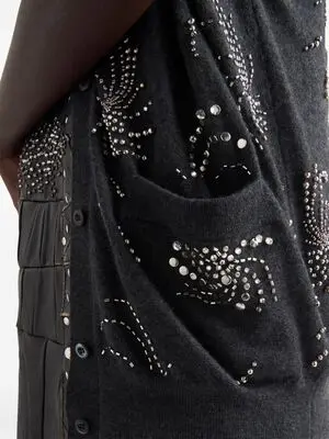 Prada Embellished Cashmere Vest