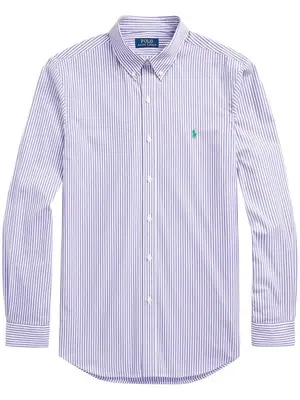 Polo Ralph Lauren Polo Pony-embroidered Striped Shirt - White