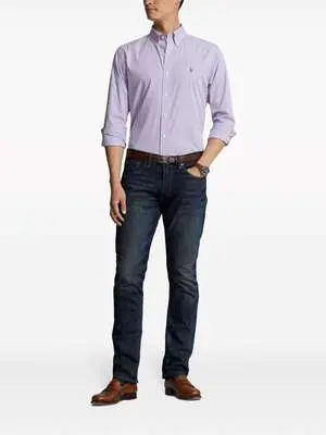 Polo Ralph Lauren Polo Pony-embroidered Striped Shirt - White