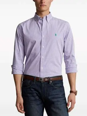 Polo Ralph Lauren Polo Pony-embroidered Striped Shirt - White