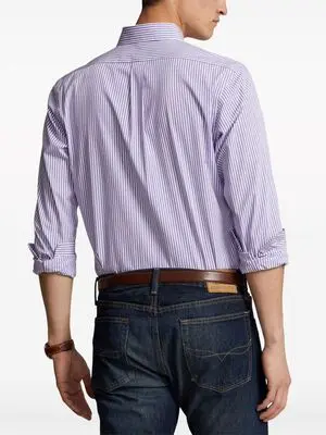 Polo Ralph Lauren Polo Pony-embroidered Striped Shirt - White