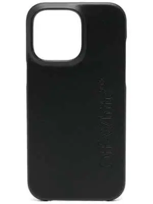 Off-White Bookish Iphone 14 Pro Max Phone Case - Black