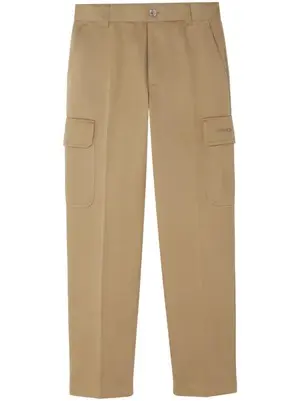 Versace Logo-embroidered Cargo Trousers