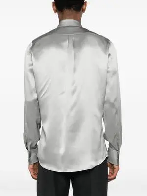 Dolce & Gabbana Satin-weave Silk Shirt