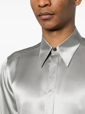 Dolce & Gabbana Satin-weave Silk Shirt