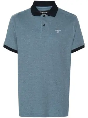 Barbour Logo-embroidered Polo Shirt - Blue