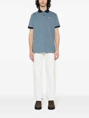 Barbour Logo-embroidered Polo Shirt - Blue