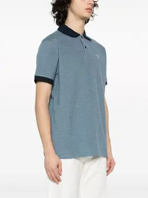 Barbour Logo-embroidered Polo Shirt - Blue