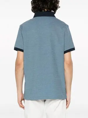 Barbour Logo-embroidered Polo Shirt - Blue