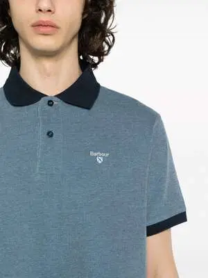 Barbour Logo-embroidered Polo Shirt - Blue