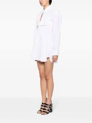 Alexander Wang Smocked Mini Shirt Dress