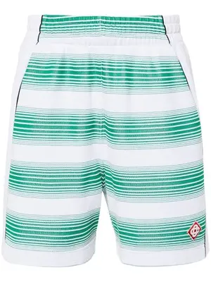 Casablanca Striped Jacquard Track Shorts