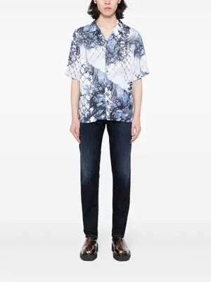 DIESEL® D-finitive 009zs Mid-rise Straight-leg Jeans - Blue