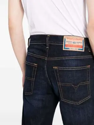 DIESEL® D-finitive 009zs Mid-rise Straight-leg Jeans - Blue