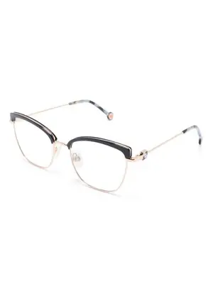 Carolina Herrera Logo-plaque Cat-eye Glasses