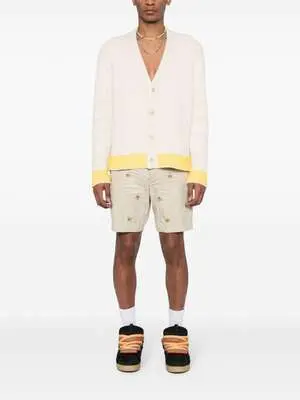 Dsquared2 Banana-embroidered Bermuda Shorts