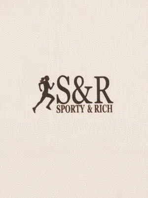 SPORTY & RICH Action Logo-print Track Pants