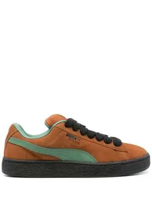 PUMA Suede Xl Logo-print Sneakers - Brown