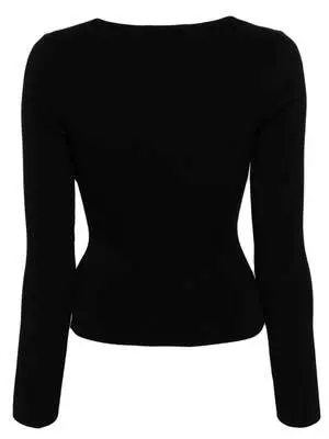 Michael Kors Rhinestoned Sweetheart-neck Top