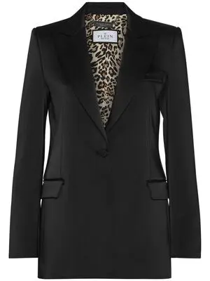 Philipp Plein Crystal-embellished Blazer - Black