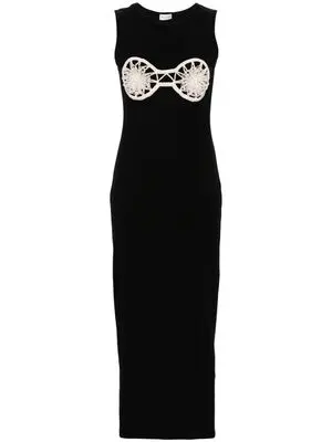Magda Butrym Crochet-detailed Maxi Dress
