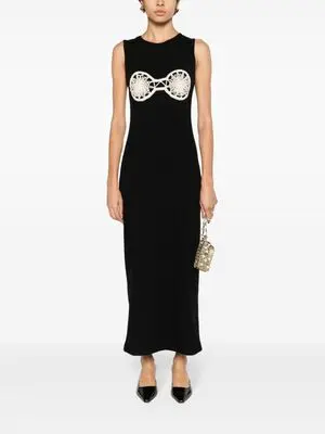 Magda Butrym Crochet-detailed Maxi Dress