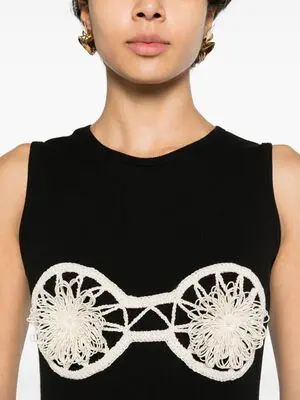 Magda Butrym Crochet-detailed Maxi Dress
