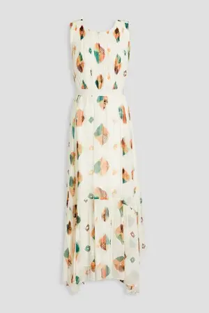 Ulla Johnson Sarai Printed Silk-crepon Maxi Dress