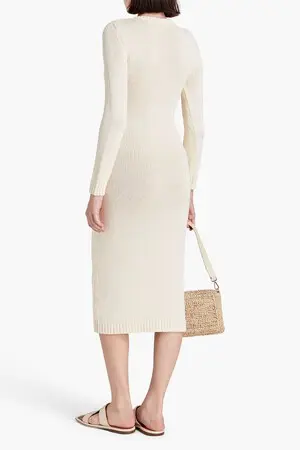 Zimmermann Lace-up Cotton Midi Dress