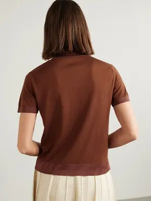 Loro Piana Silk T-shirt - Burgundy