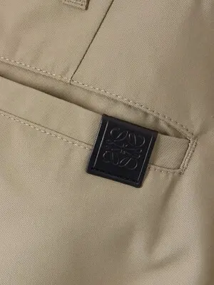 Loewe Cotton-blend Twill Straight-leg Cargo Trousers