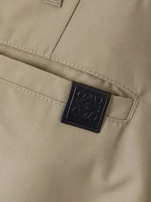 Loewe Cotton-blend Twill Straight-leg Cargo Trousers