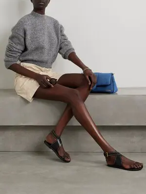 MARANT ETOILE Ipolyte Denim Shorts - Neutrals