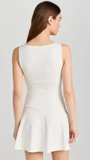 reformation mayve knit dress white - Fior Di Latte - 40% Off eid-outfit