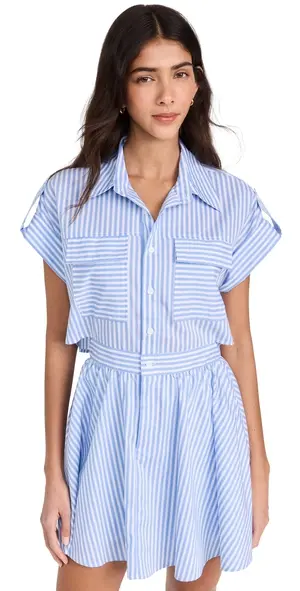 O.P.T Striped Mini Dress