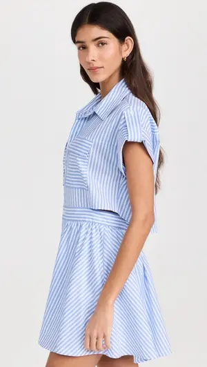 O.P.T Striped Mini Dress