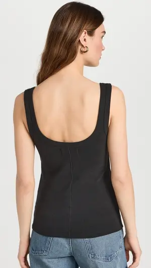 Sold Out NYC Scoop Tank - Black