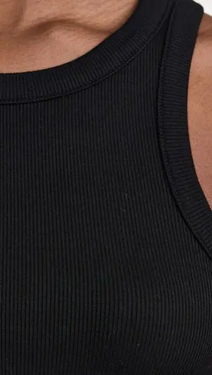 Splits59 Kiki Ribbed Tank Top - Black