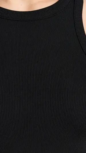 Splits59 Kiki Rib Crop Top - Black