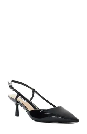 Dune London Pointed Toe Slingback Pumps - Black