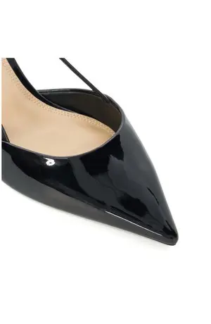 Dune London Pointed Toe Slingback Pumps - Black