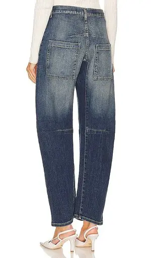 NILI LOTAN Shon Jean" In Denim-dark - Classic Wash
