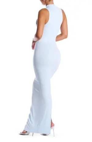 Naked Wardrobe Funnel Neck Body-con Maxi Dress