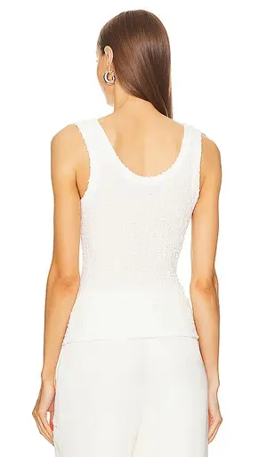 Enza Costa Puckered Tank